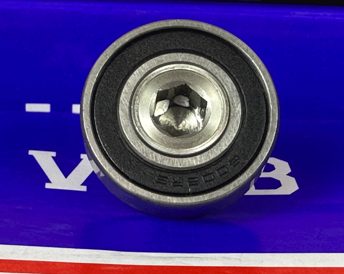 Cam Follower 17x40x12mm Ball Bearing - M10 12mm Long Bolt – Bearings.net