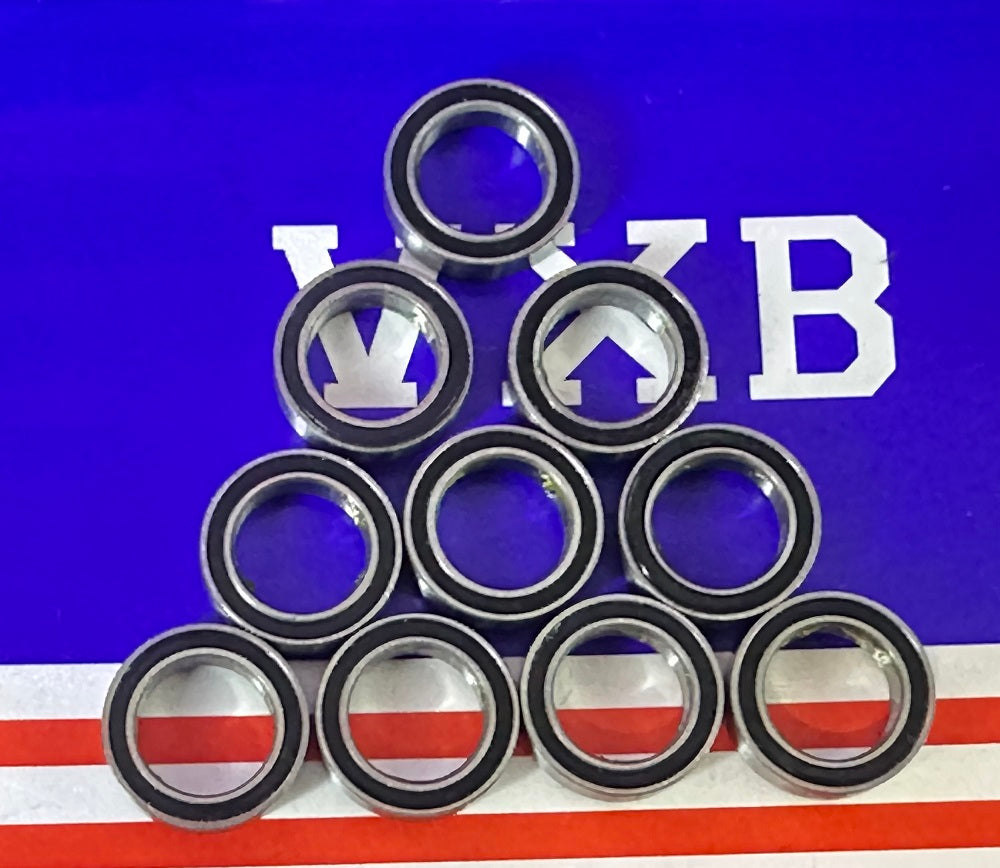 10-Pack Premium 6700-2RS kogellagers 10x15x4mm - Afgedicht